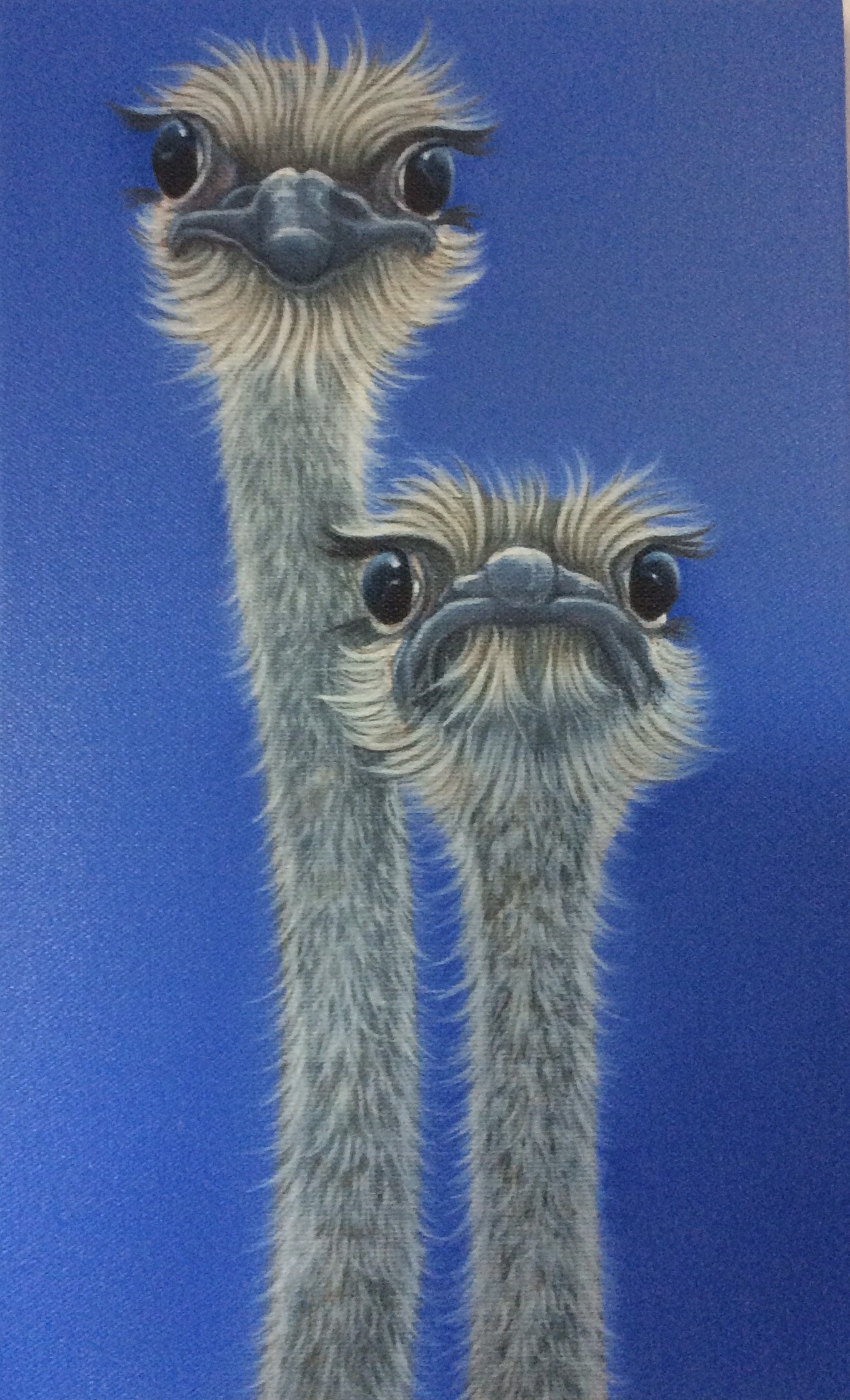 Ostrich Painting on Canvas, Print, Gift, Art, Picture - Etsy