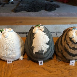 Ceramic Cat Sculpture, Handmade, Artisan, Pottery, Art, Cat Lover Gift ...