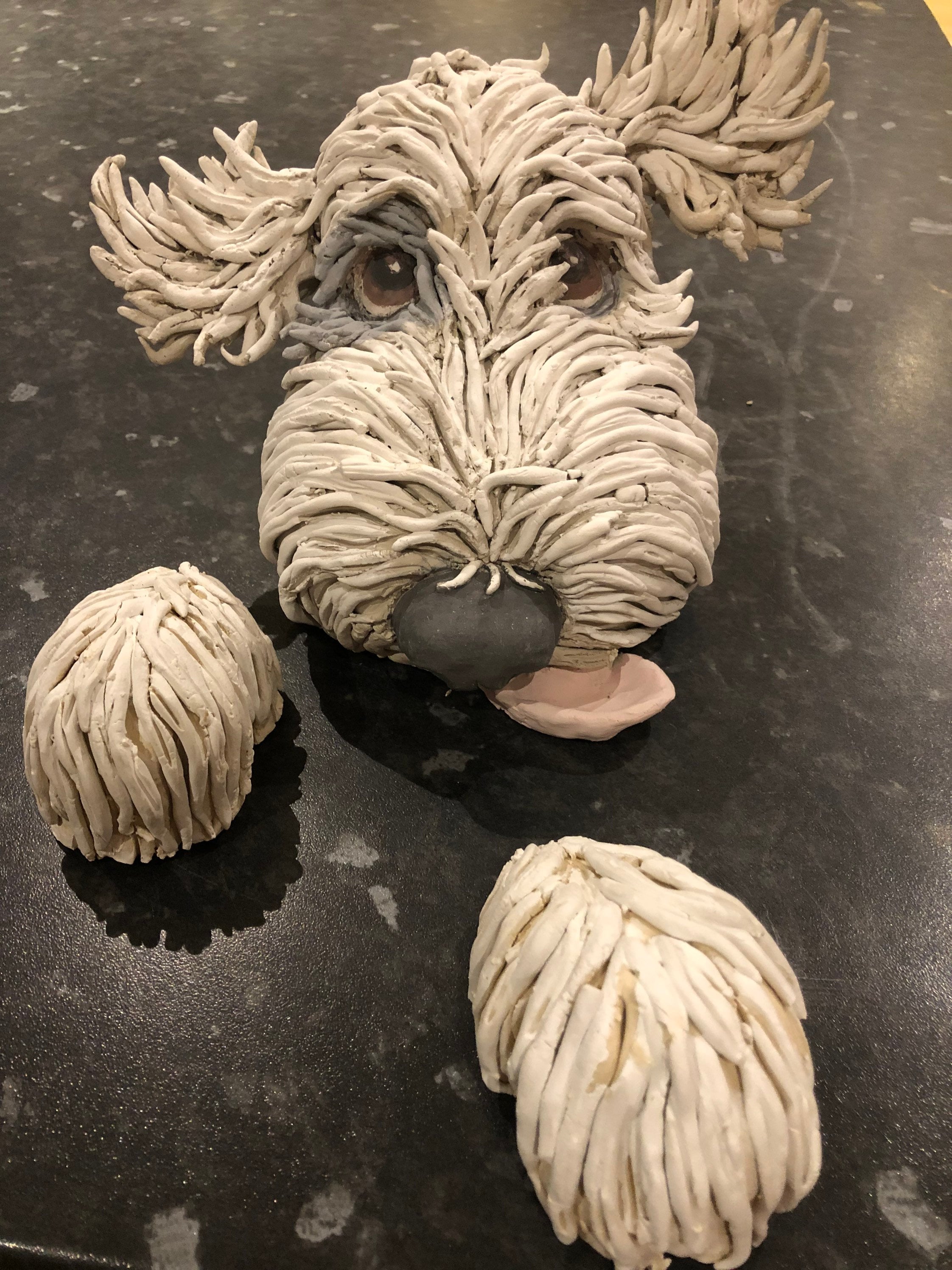 Personalised Pet Sculpture, Cat, Dog, Artisan Handmade Sculpture ...