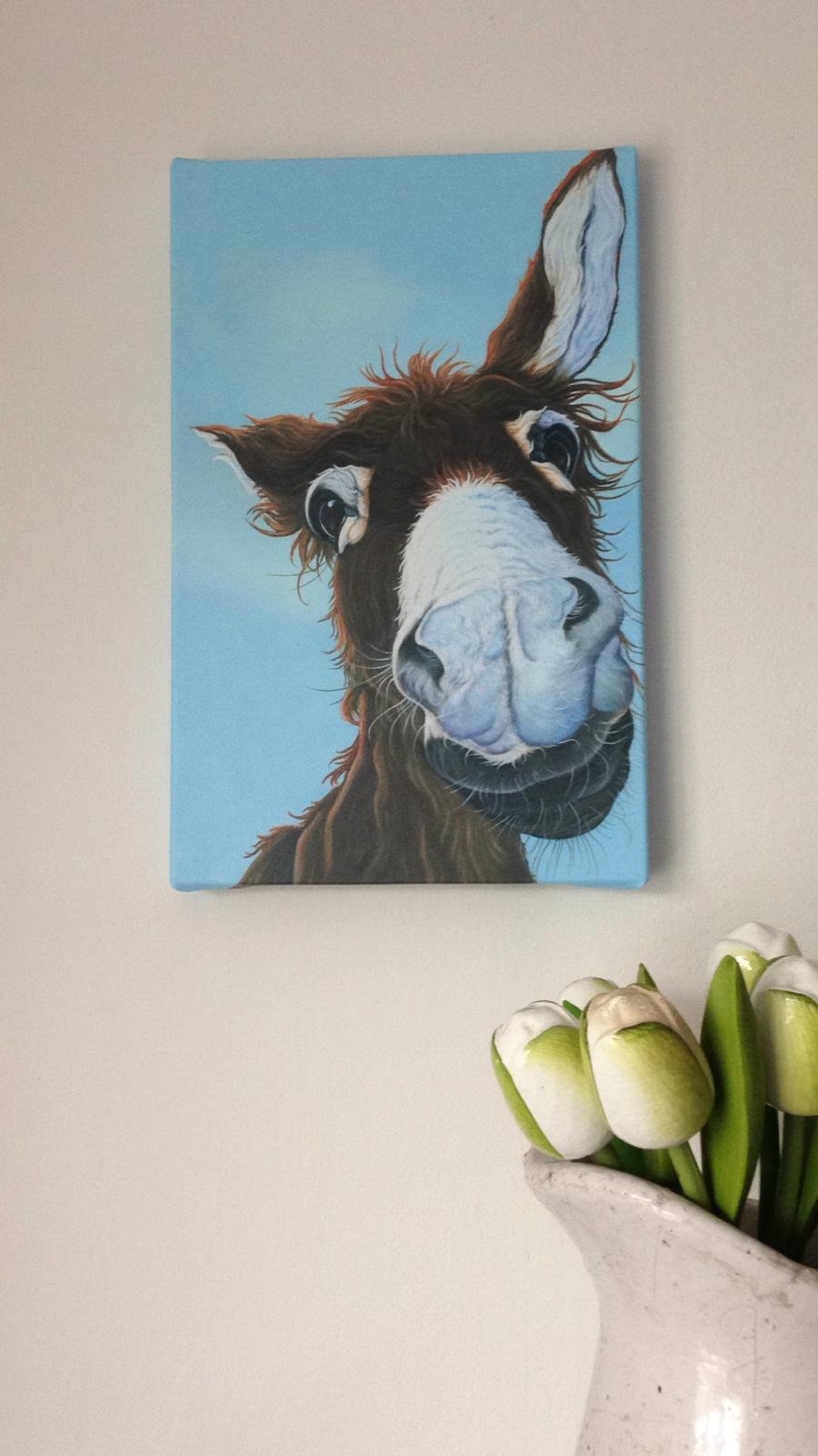Donkey Canvas Print, Painting, Gift, Art, Picture - Etsy UK