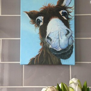 Donkey Canvas Print, Painting, Gift, Art, Picture - Etsy UK
