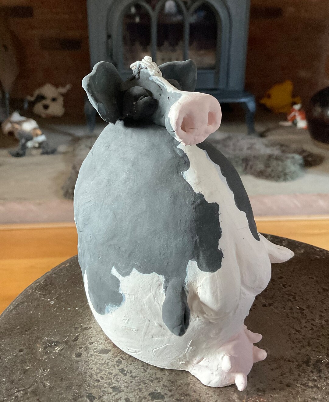 Cow Sculpture, Handmade, Original Artisan Cow Lover Gift - Etsy UK