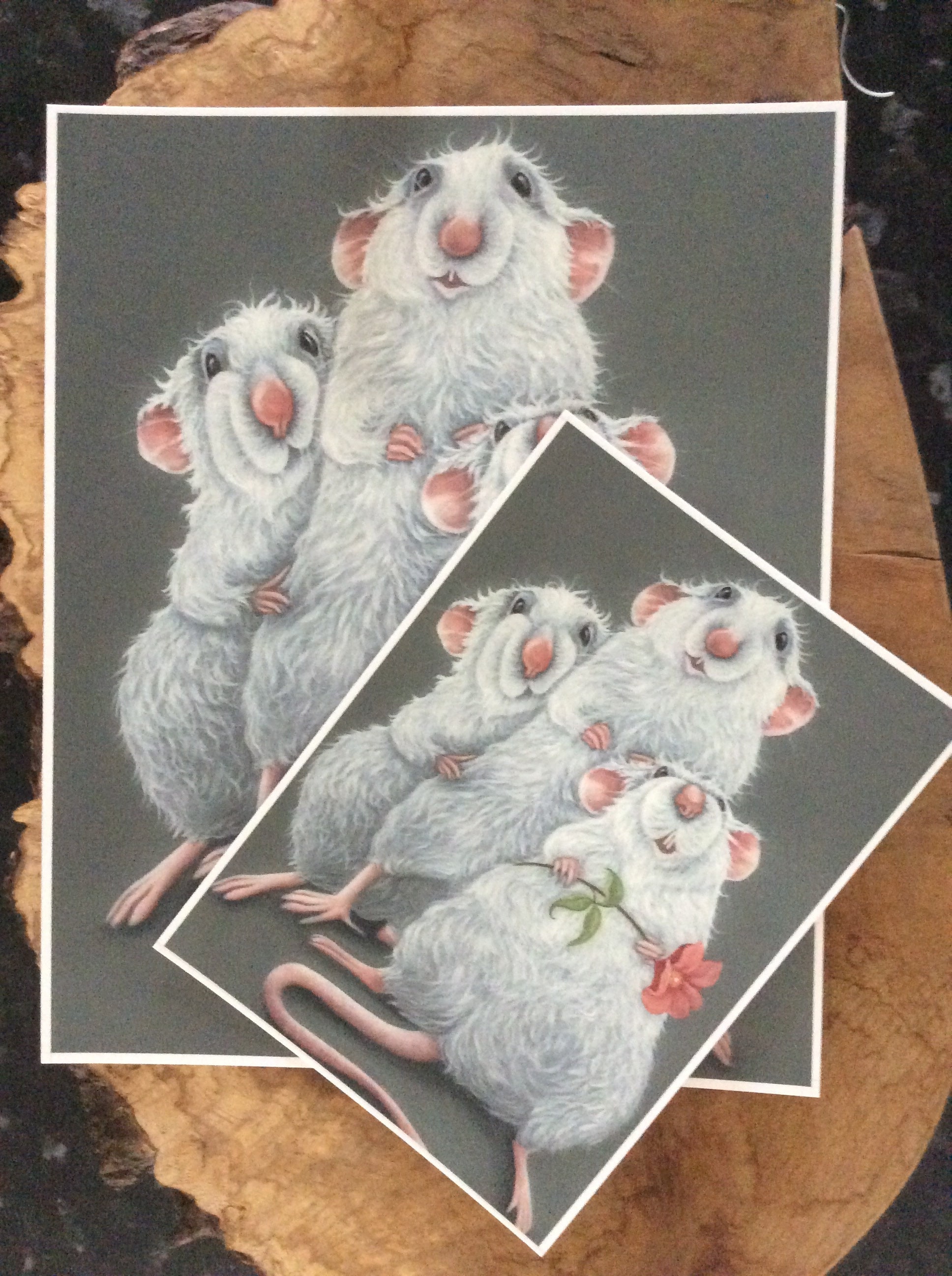 Rat Painting Prints Rats Gift Art Picture - Etsy Canada
