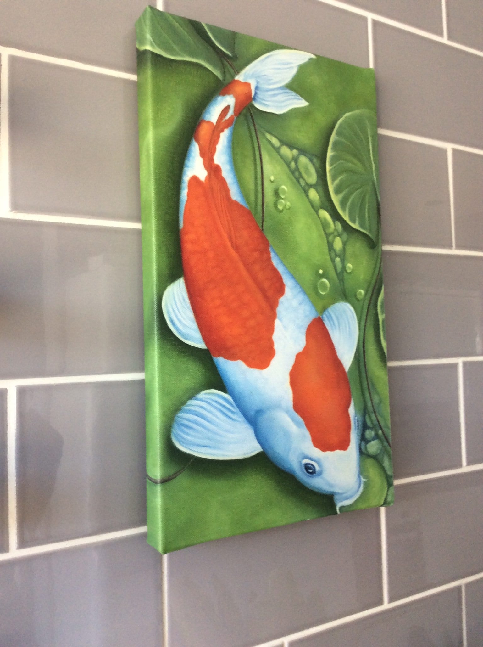Koi Fish Print on Canvas, Tropical Fish Painting, Gift, Art, Picture - Etsy