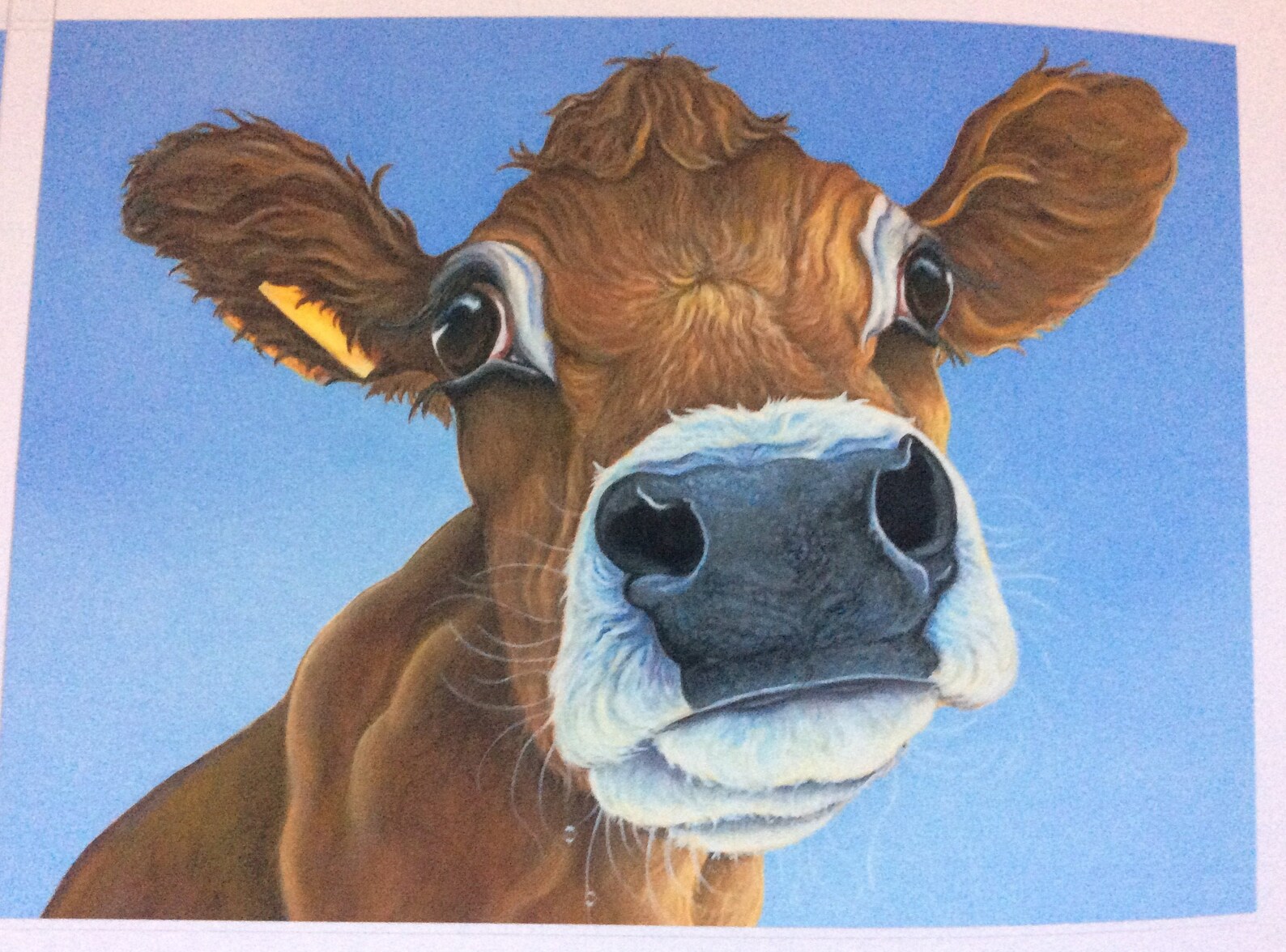 Jersey Cow Prints Painting Gift Art Picture - Etsy UK