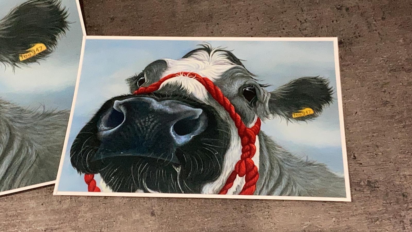 Cow Print, Painting, Art, Picture, Gift - Etsy UK