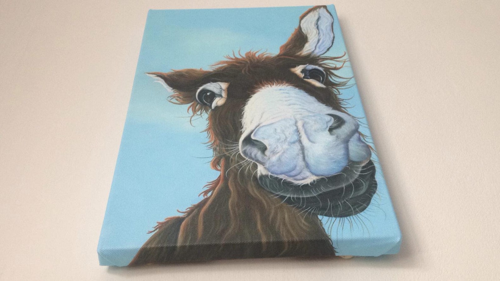 Donkey Canvas Print, Painting, Gift, Art, Picture - Etsy UK