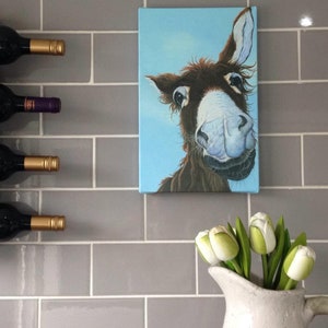 Donkey Canvas Print, Painting, Gift, Art, Picture - Etsy UK