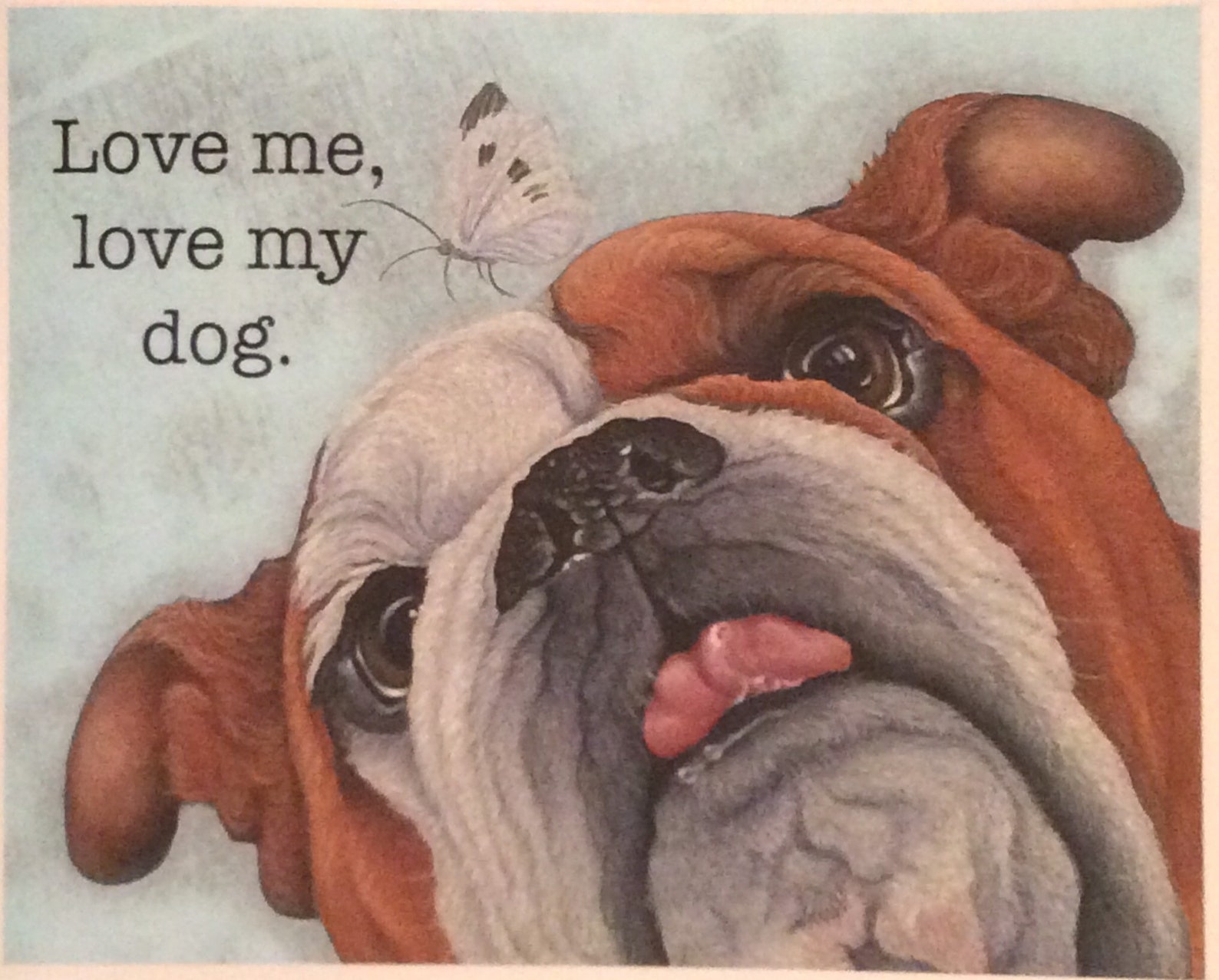 British Bulldog Print Painting Gift Art Picture Poster - Etsy UK