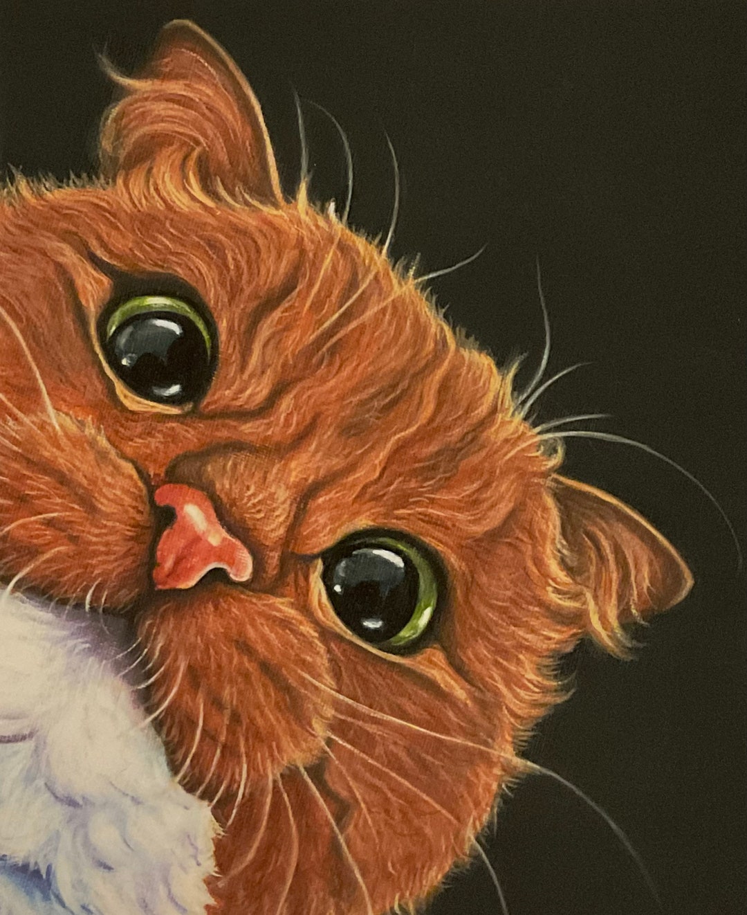 Ginger Cat Print, Painting, Cat Gift, Art, Picture, Poster Style - Etsy