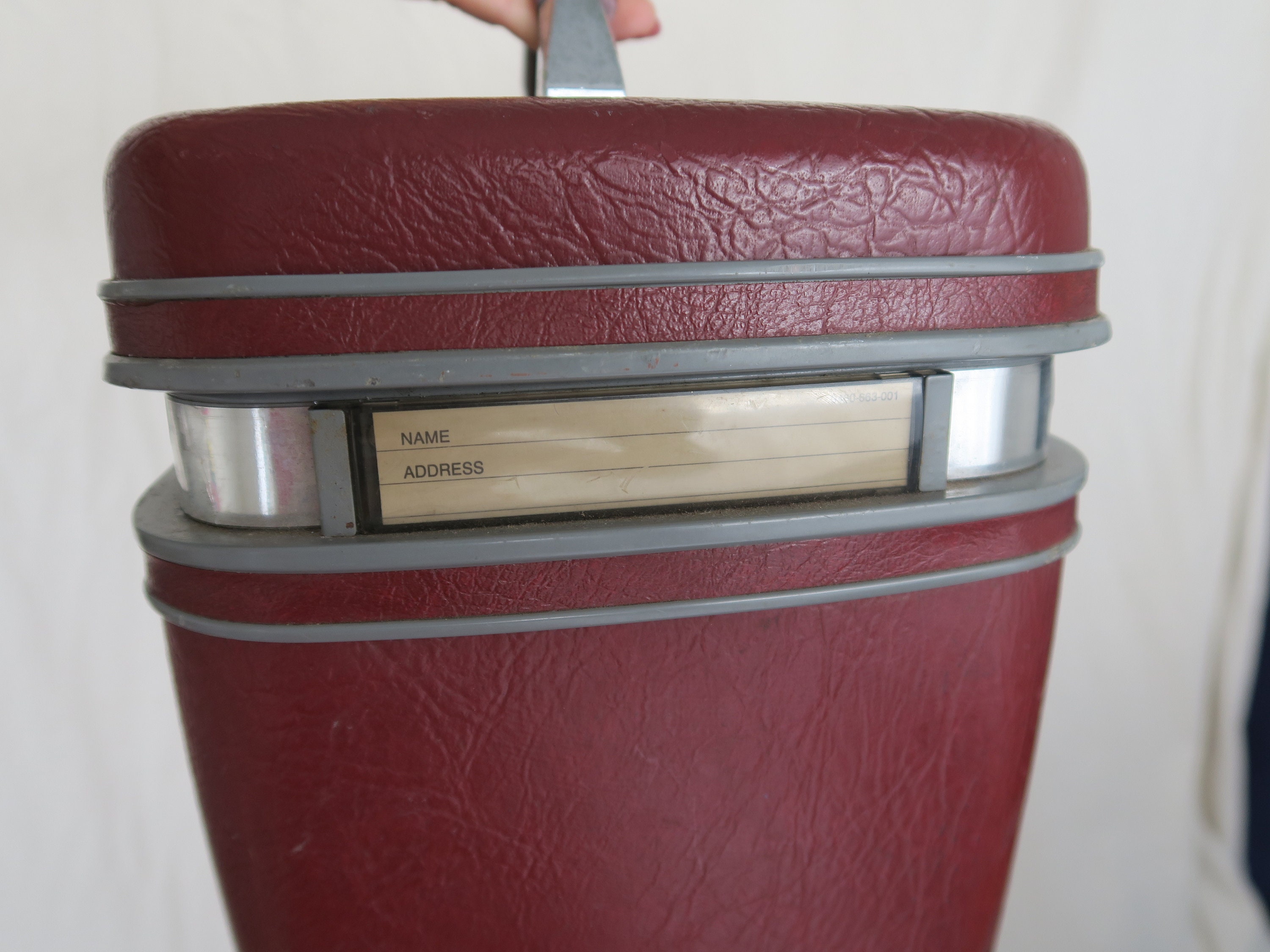 Samsonite Profile II Train Hard Case 1970s Retro Red Maroon - Etsy ...