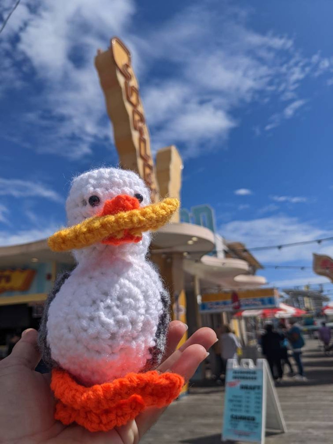 Seagull With French Fry - Etsy