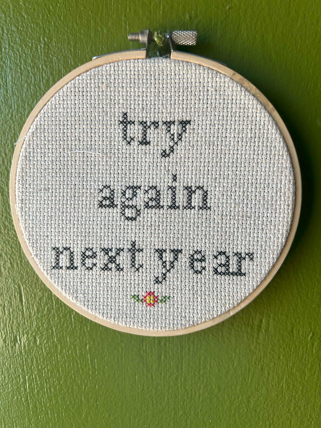 Try Again Next Year 4 Inch Ring - Etsy