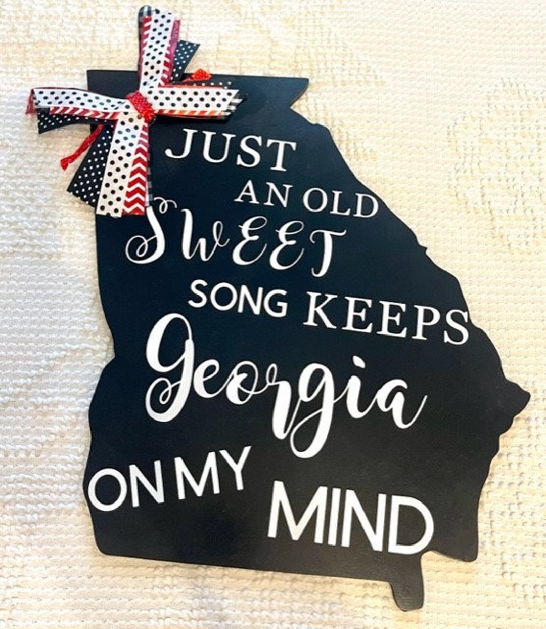 Georgia Sign "just an Old Sweet Song" - Etsy