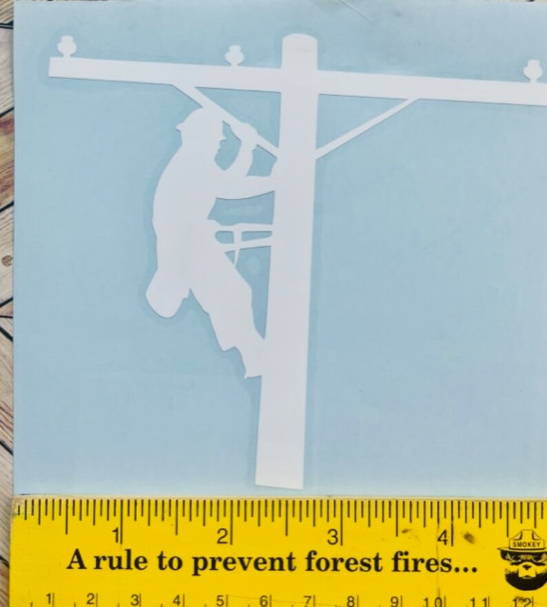 Lineman Car Window Decal, Laptop Decal, Waterbottle Decal - Etsy