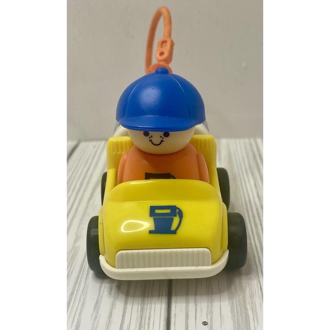1992 Vintage Shelcore Chunky Worker Figures Gas Truck Car Vehicle and ...