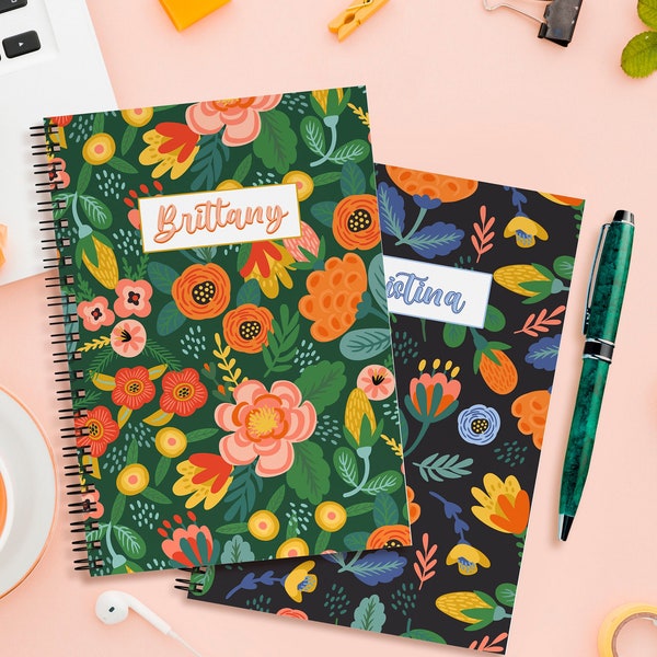 Floral Journal - Etsy