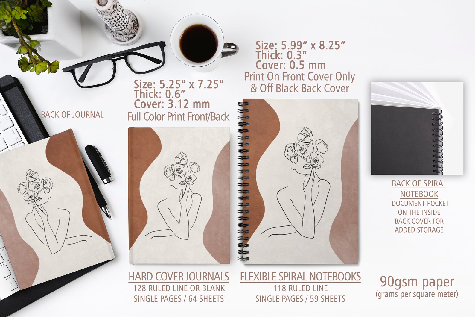 ONE LINE DRAWING Art Face Journal Minimalist Woman Line - Etsy