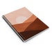 Sunset Desert Notebook, ABSTRACT Spiral Notebook, Geometric Print ...