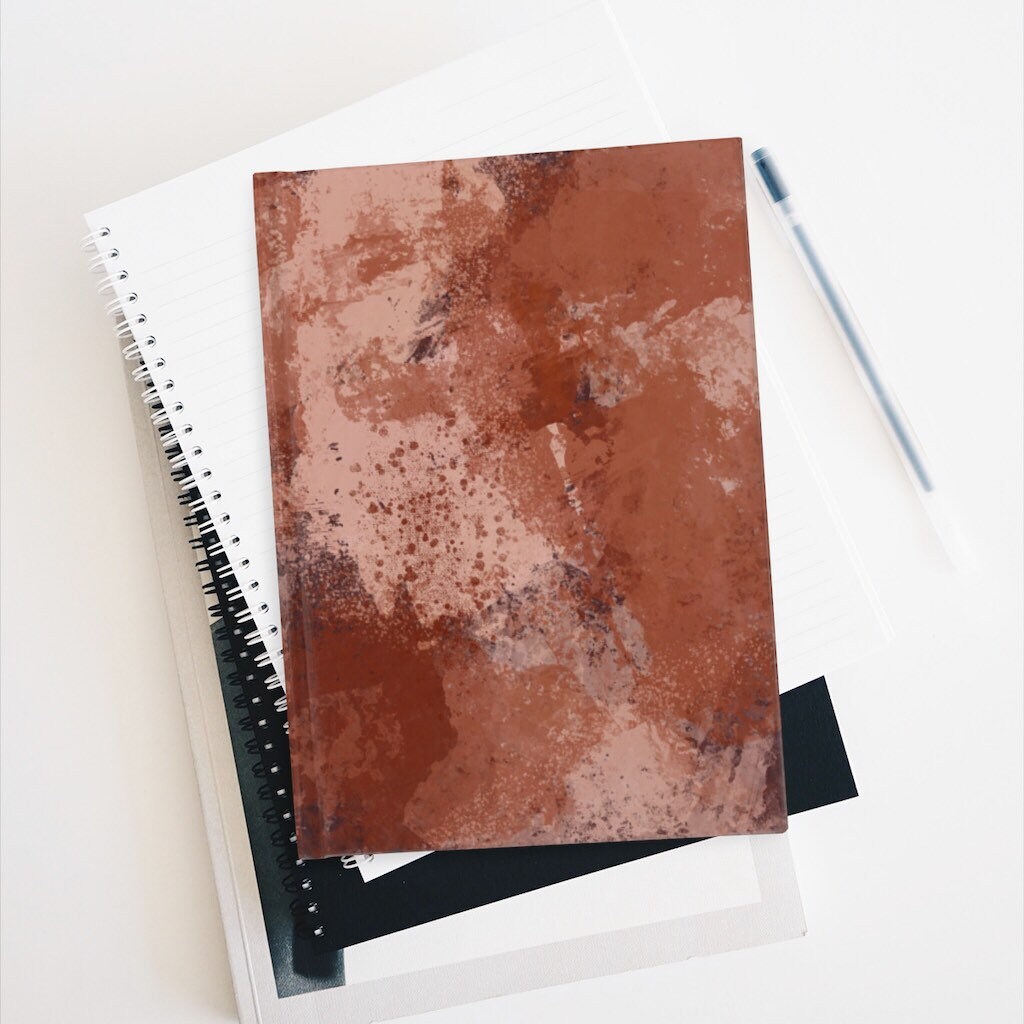 MODERN RUSTIC ABSTRACT Journal Journal Notebook Geometric | Etsy