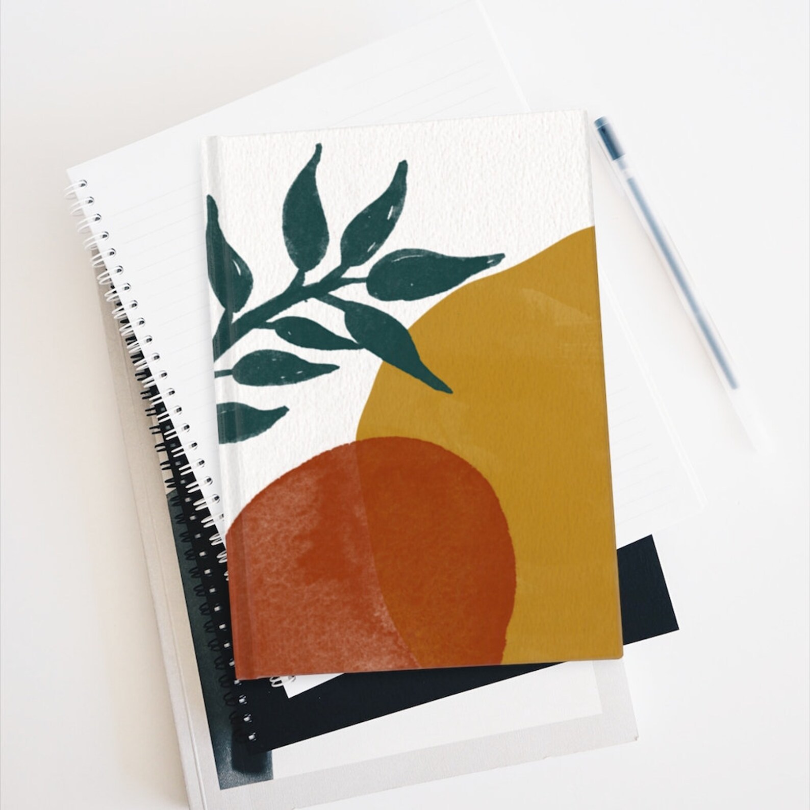 Abstract Boho Fall JOURNAL Fall Journal Notebook Geometric - Etsy