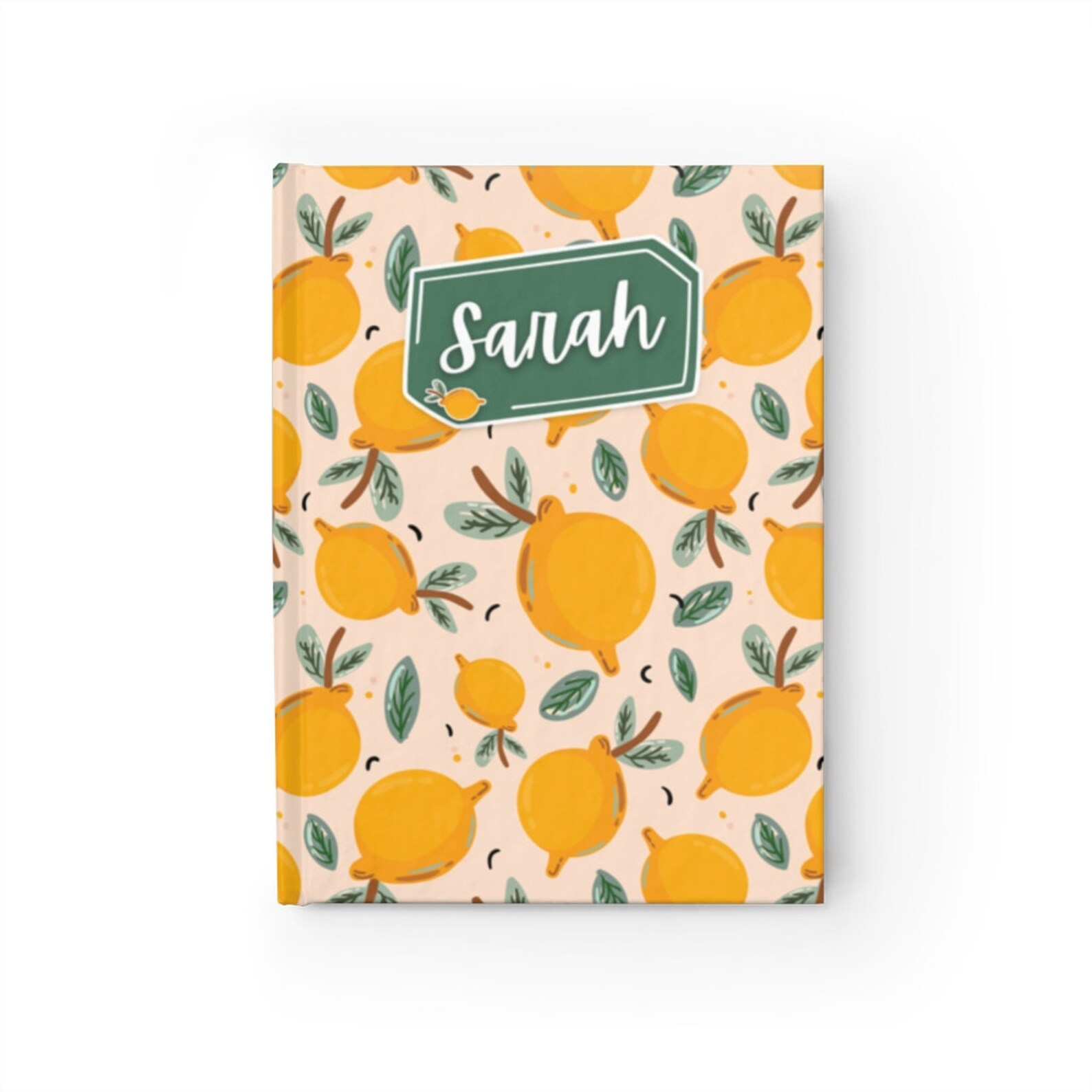 LEMON Journal Personalized Notebook Personalize Gift Food - Etsy