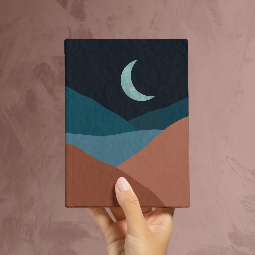 Mountain Desert Journal, Teal & Terra Cotta Desert Notebook, Abstract ...