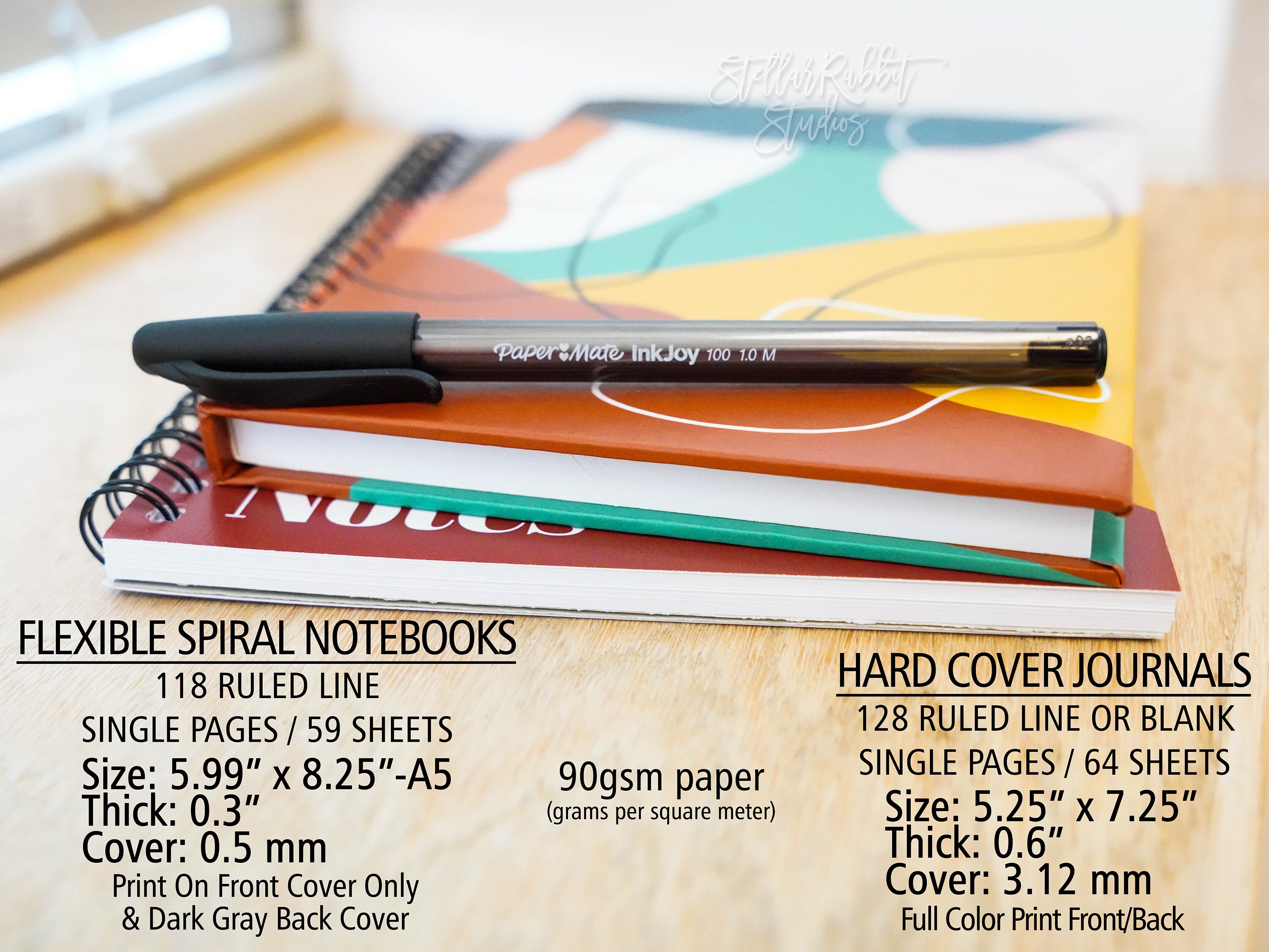 ABSTRACT GEOMETRIC SHAPES Journal Journal Notebook Geometric - Etsy.de