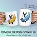 BUNNY on the MOON MUG Dutch Bunny Mug Loaf Life Mug Bunny - Etsy