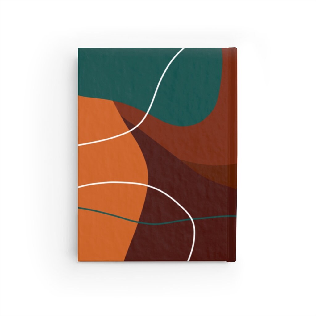 Abstract Boho Fall JOURNAL Fall Journal Notebook Geometric | Etsy