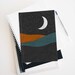 Mountain Desert Journal, Pastel Desert Notebook, Abstract Mountain ...