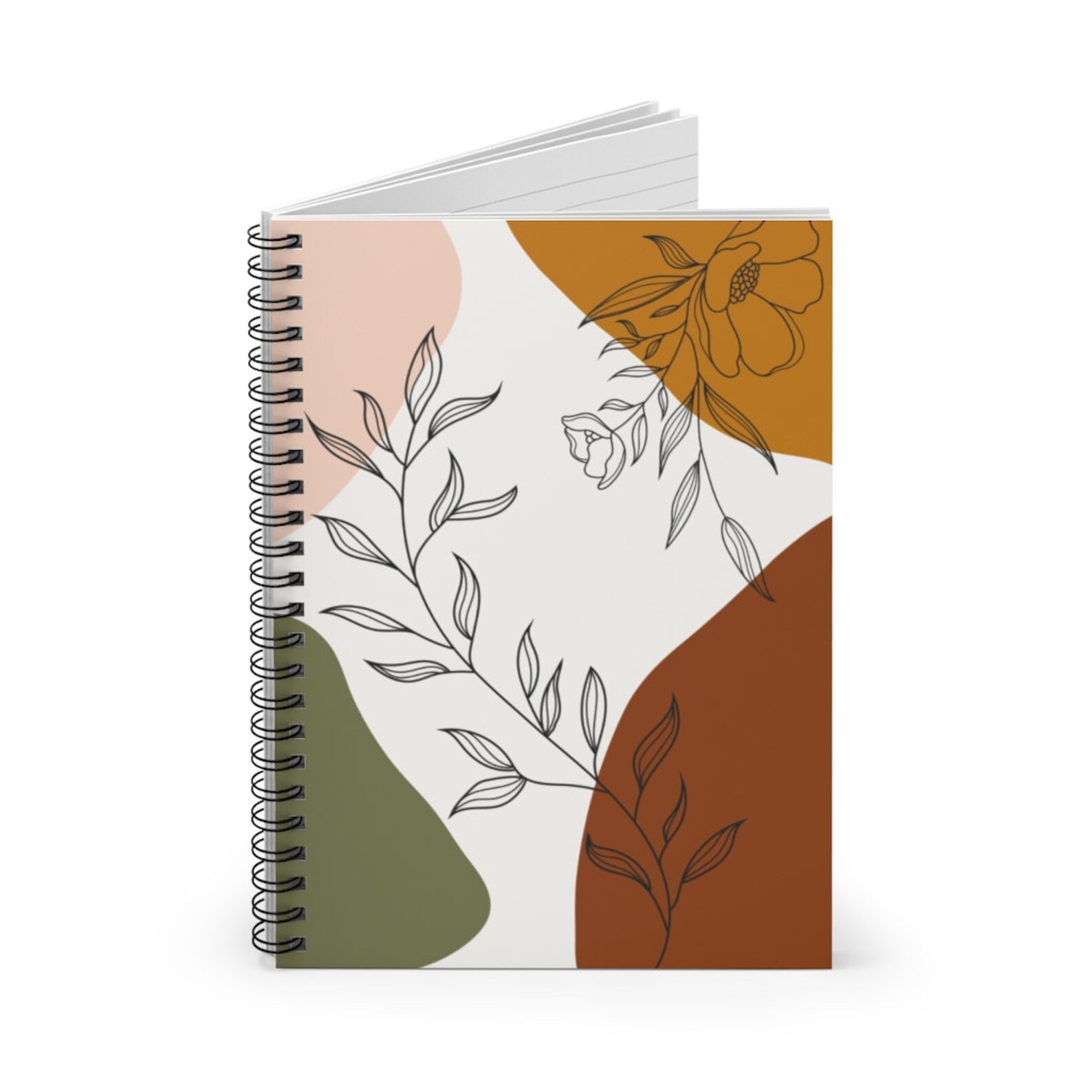 Abstract Floral Line Art Notebook Minimalist Line Art - Etsy