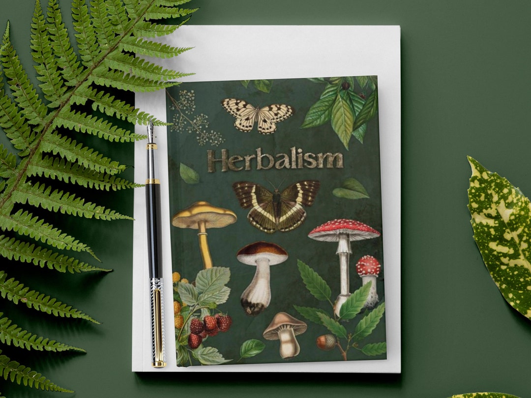 COTTAGECORE JOURNAL, Mushroom Journal, PERSONALIZED Journal, Field ...