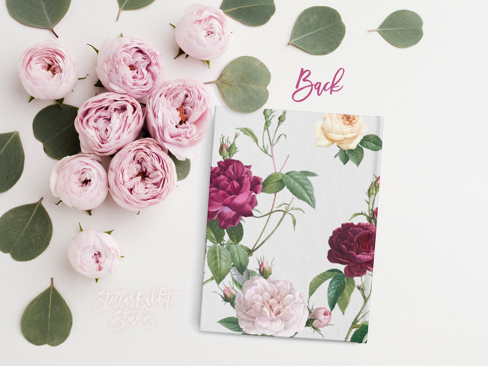 Vintage Rose Floral Journal Personalize Gift Journal | Etsy