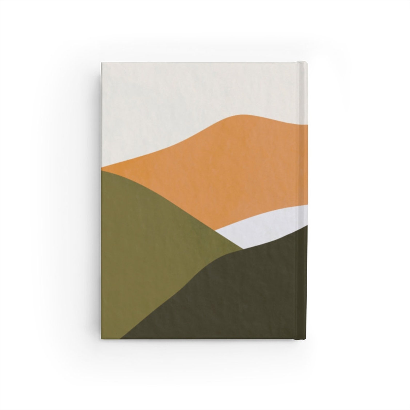 Mountain Desert Journal Olive Green Desert Notebook Abstract - Etsy