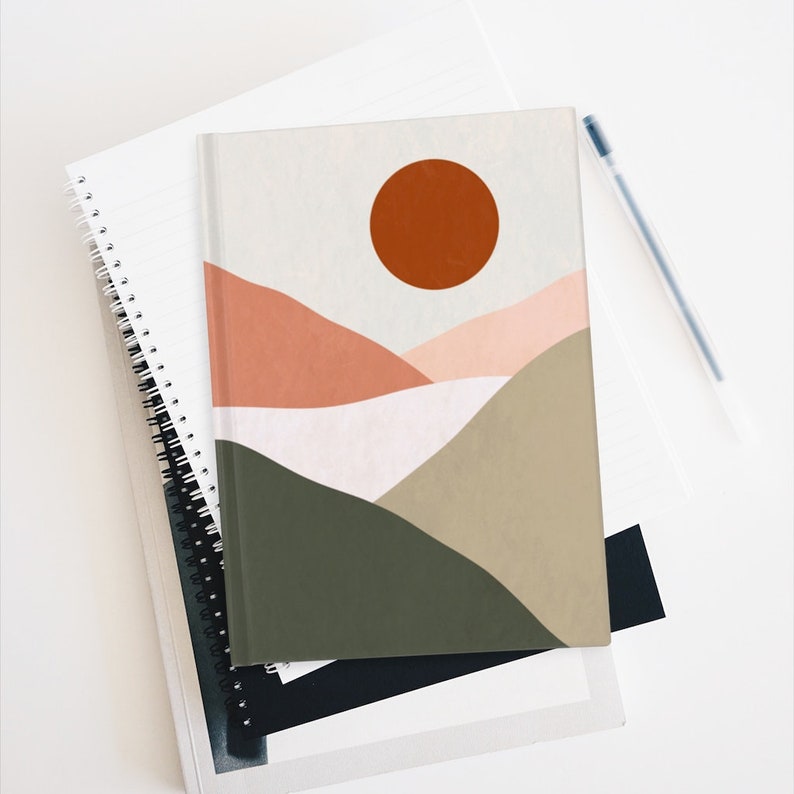 Mountain Desert Journal Sage Desert Notebook Abstract - Etsy