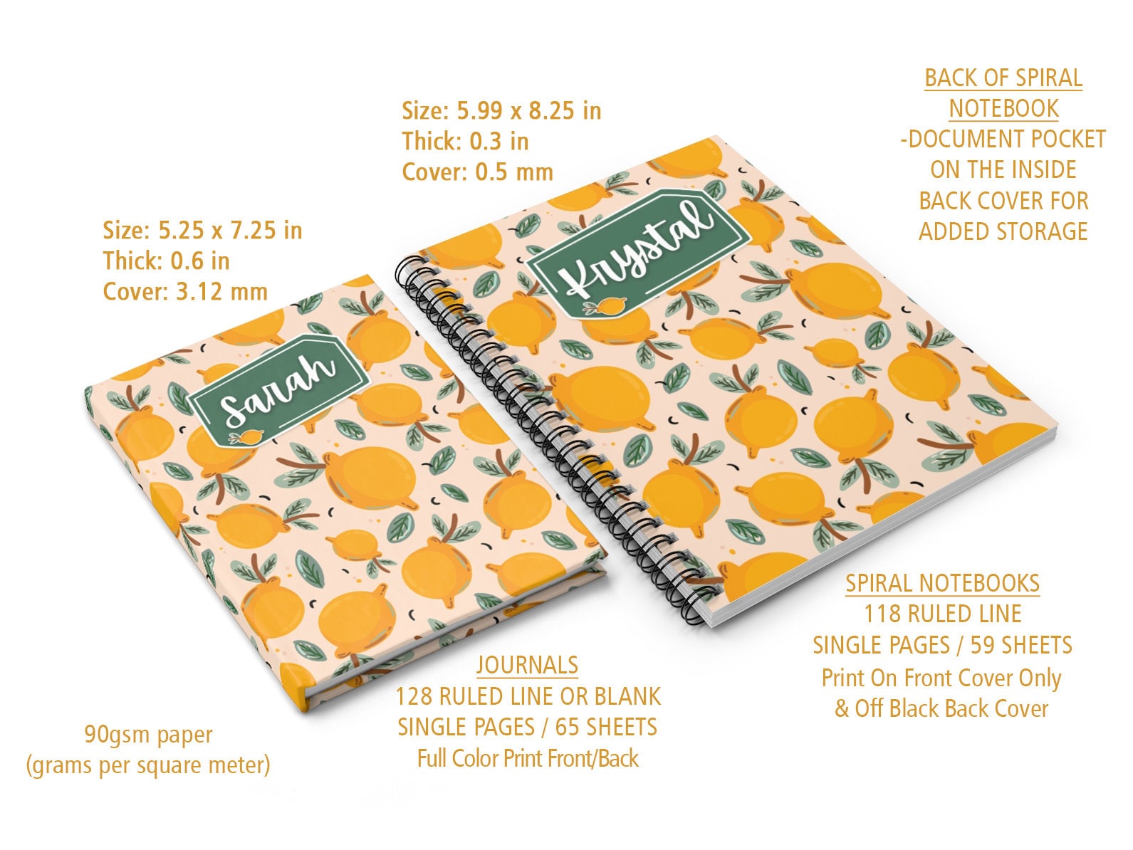 Banana Journal Banana Notebook Personalize Gift Food | Etsy