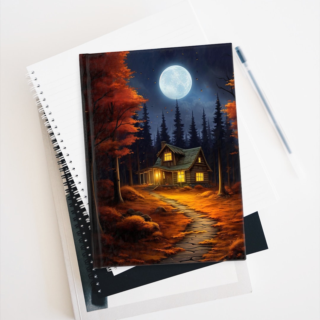 Cabin Journal, Cabin Art Print, Cabin in the Woods, Cabin Gifts, Cabin ...