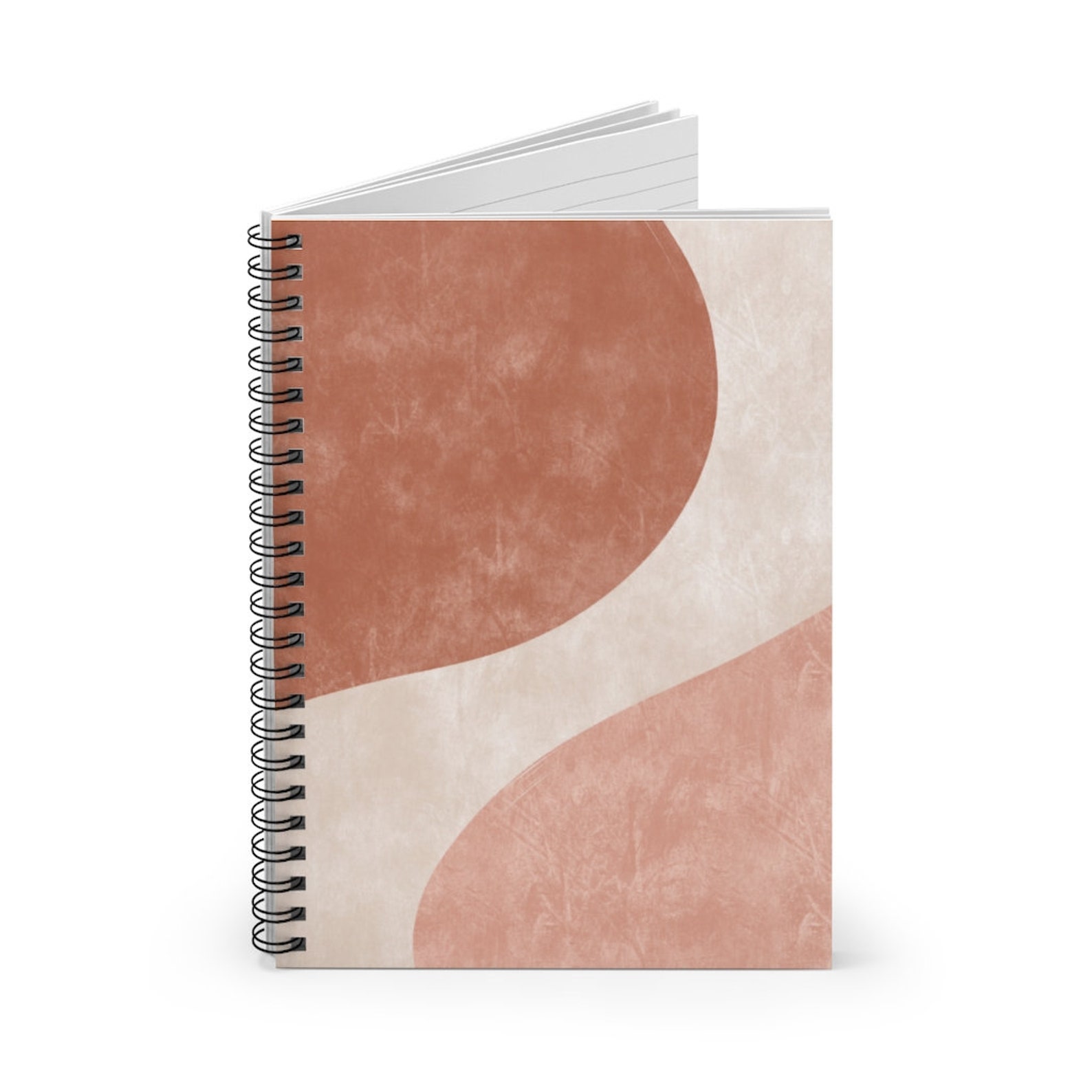 MINIMALIST Notebook ABSTRACT Terracotta Spiral Notebook - Etsy
