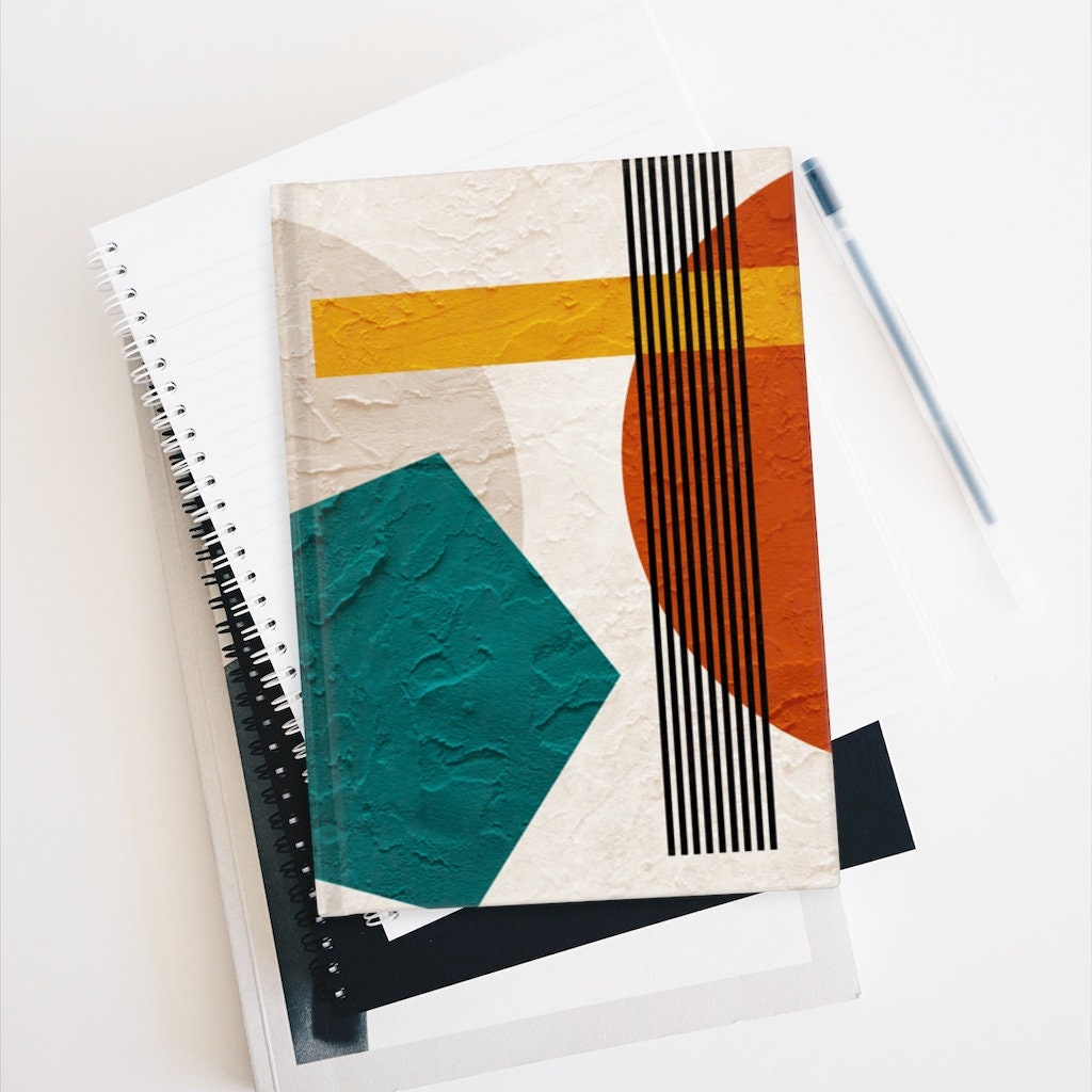 ABSTRACT GEOMETRIC SHAPES Journal Journal Notebook Geometric - Etsy.de