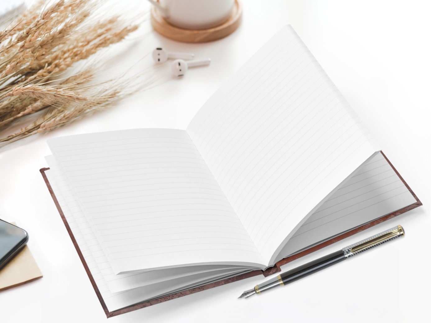 MODERN RUSTIC ABSTRACT Journal Journal Notebook Geometric | Etsy