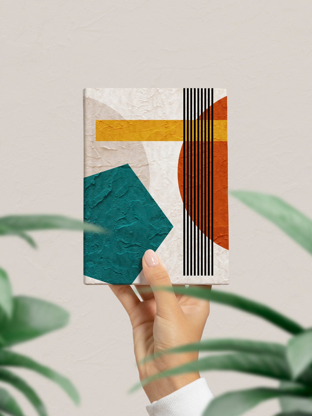 ABSTRACT GEOMETRIC SHAPES Journal, Journal Notebook, Geometric Print ...