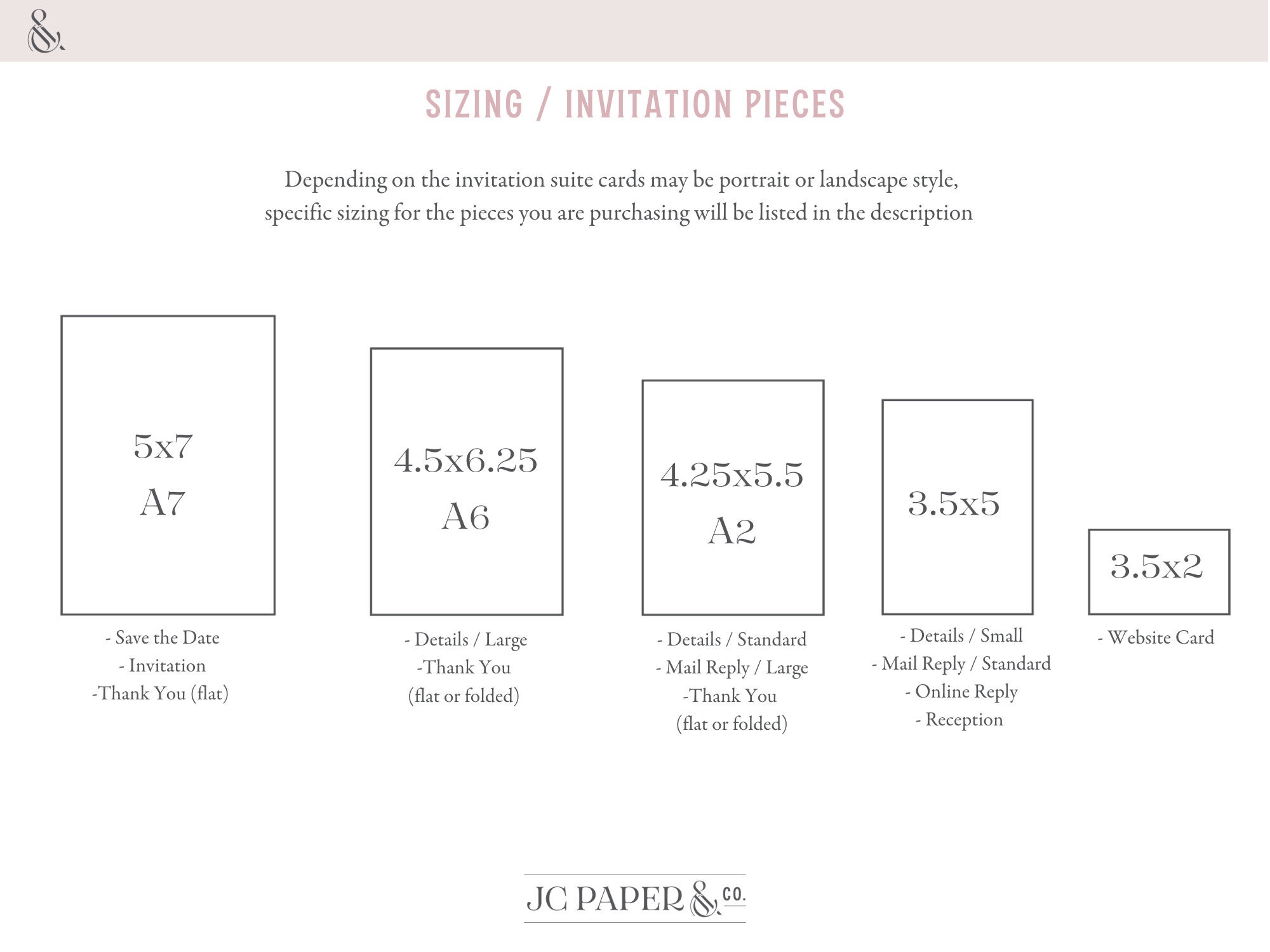 Usual wedding invitation size 60 photos - Astyledwedding.com