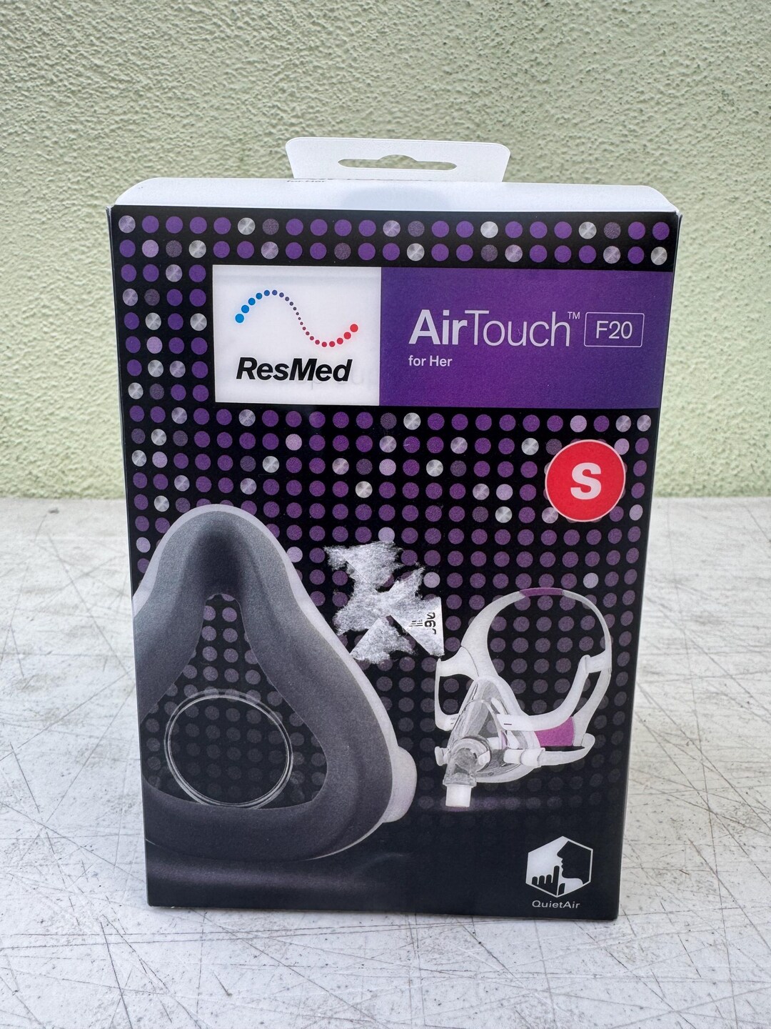 Resmed Airtouch F20 for Her Cushion Frame Head Gear SMALL Air Touch NEW ...