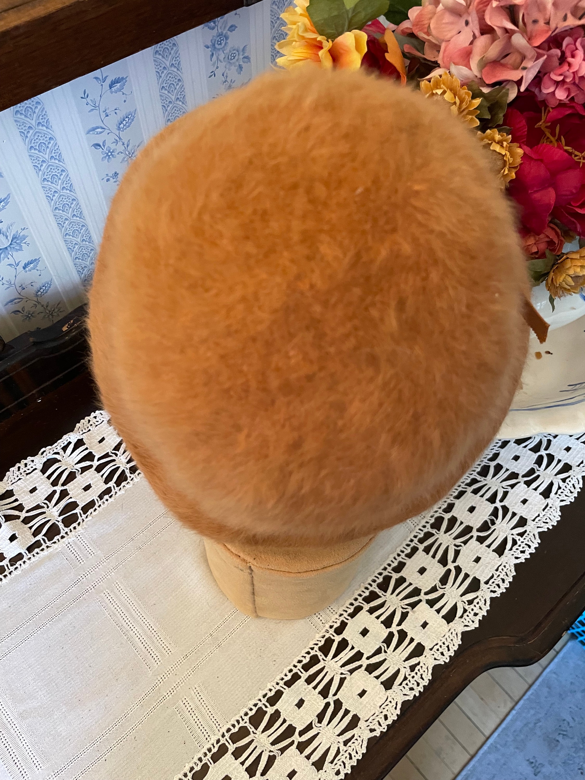 Vintage Winter Hat, Angora Hat, Cap B649, Kangol Harvest Gold Angora ...
