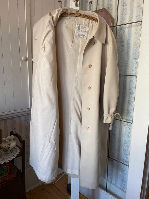 Vintage beige coat, light beige raincoat (B785), Lond… - Gem