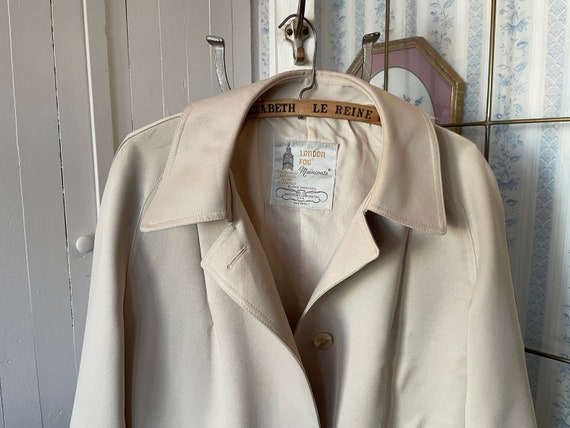 Vintage beige coat, light beige raincoat (B785), Lond… - Gem