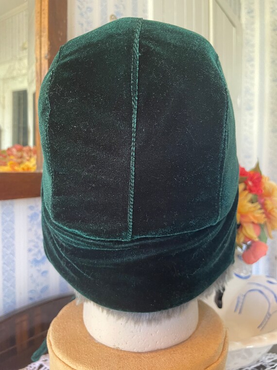 Vintage trapper hat, cap, green trapper hat (B644), C… - Gem