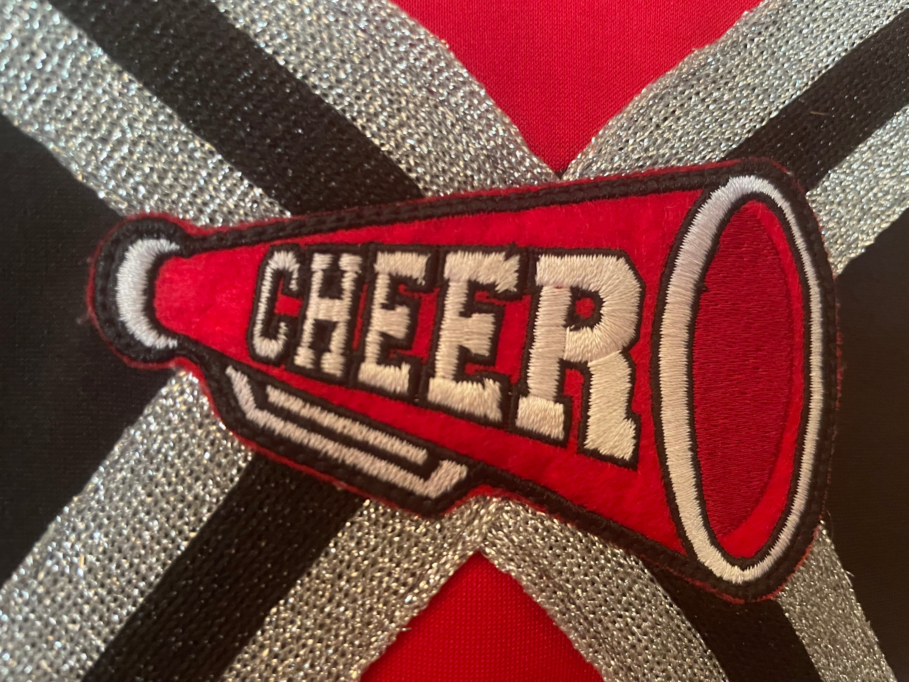 Vintage Cheerleading Uniform, Cheerleaders' Costume C132, Red Black and ...