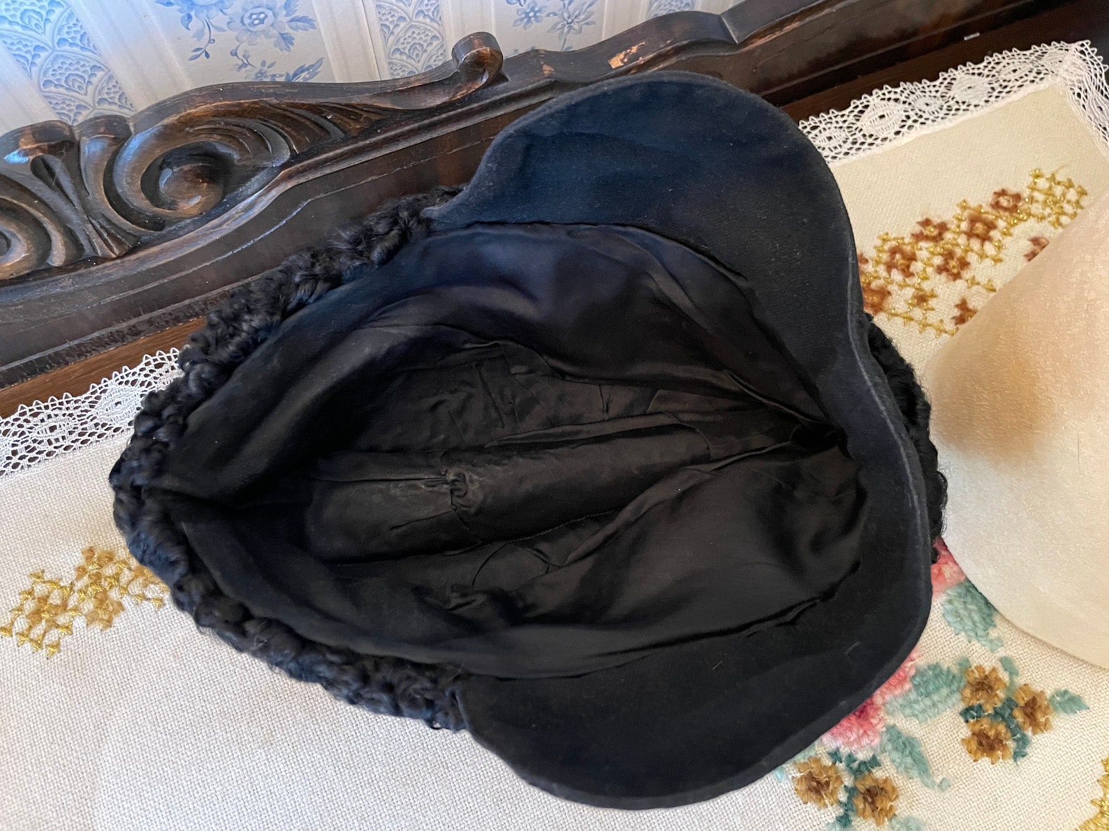 Vintage Fur Hat Persian Lamb Winter Hat Fez B796 Black - Etsy